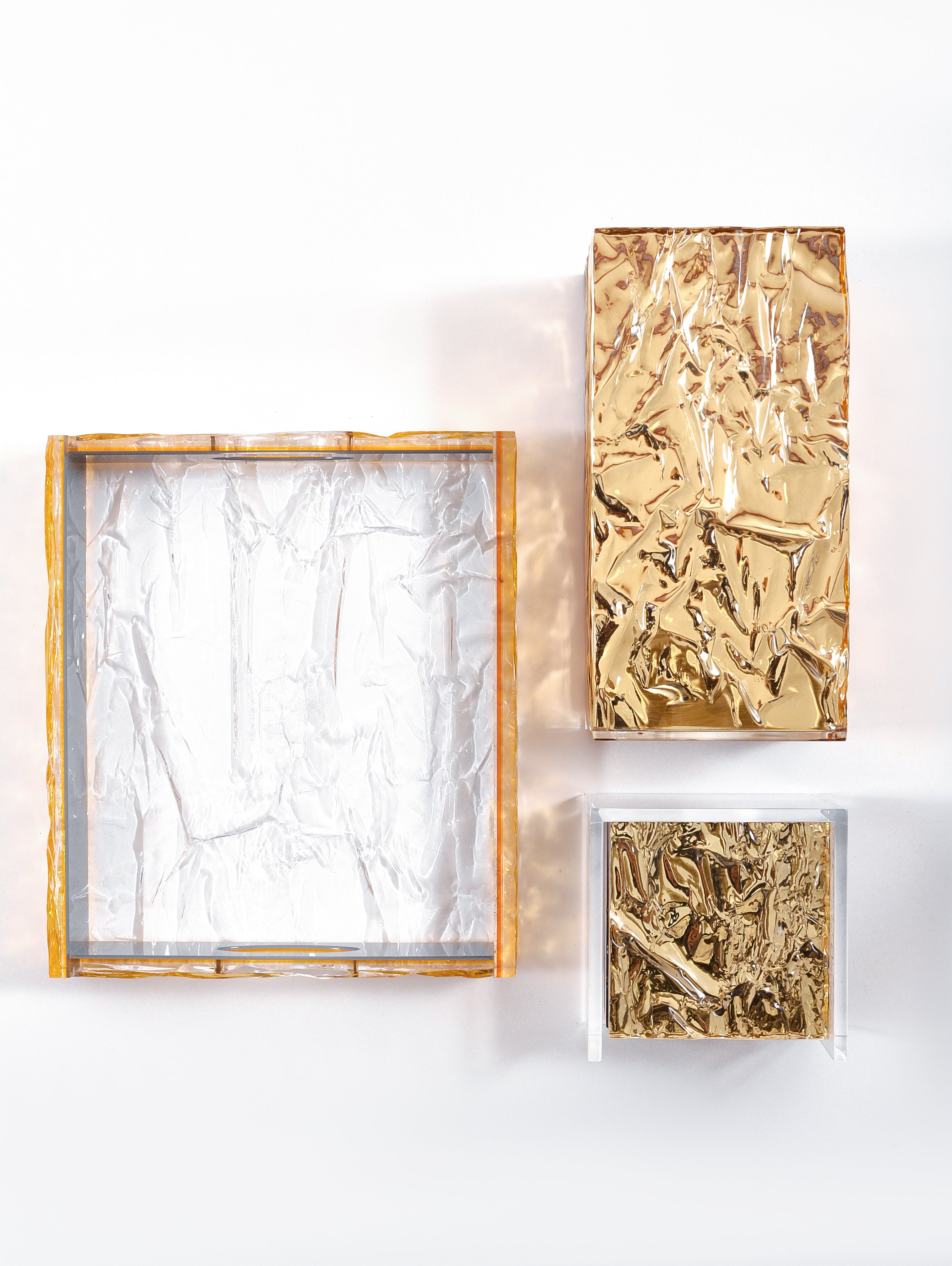 Crushed ice Gold set – L ' AFSHAR studio